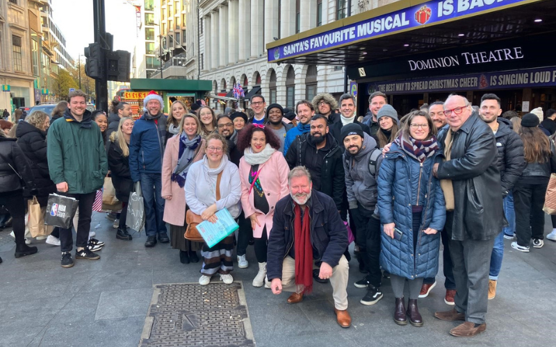 Locale family of elves head to London to ring in the festive season